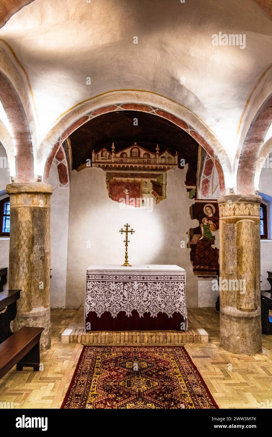 Crypt, Duomo di Santa Maria Maggiore, 13th century, historic city ...