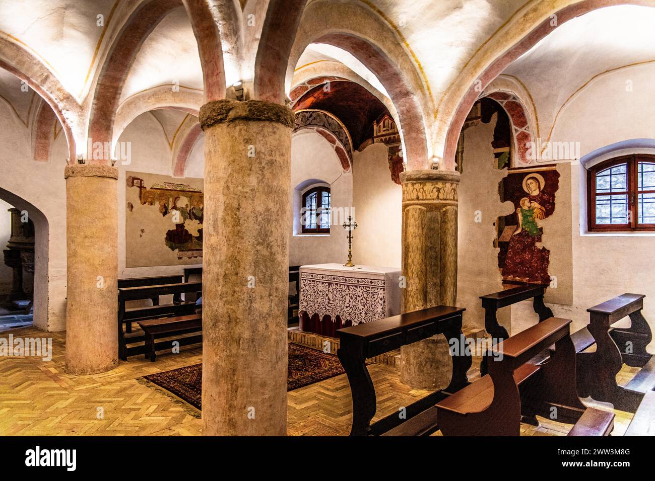 Crypt, Duomo di Santa Maria Maggiore, 13th century, historic city ...