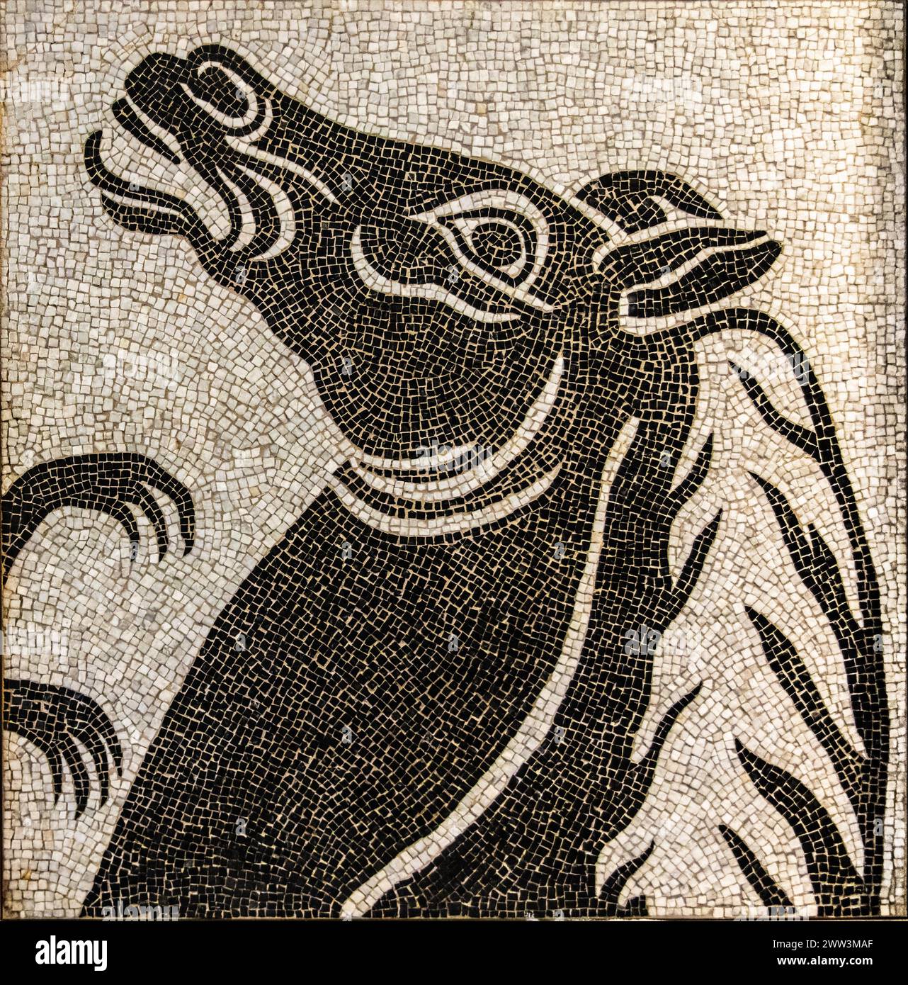 Example from the mosaic cycle of the Forum Italico in Rome, mosaic ...