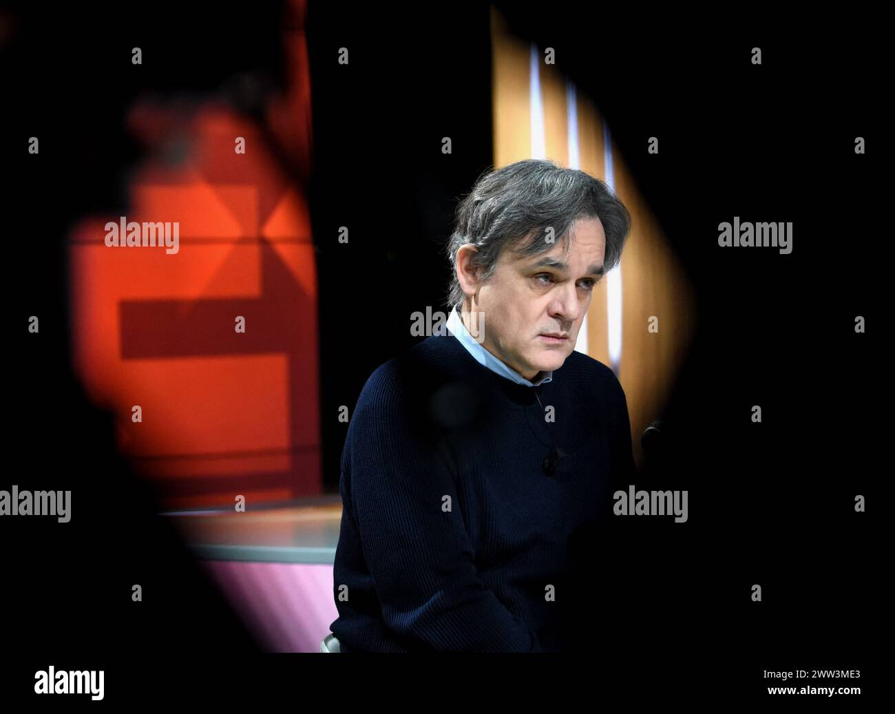 Paris, France. 21st Mar, 2024. Charlie Hebdo director Laurent ...