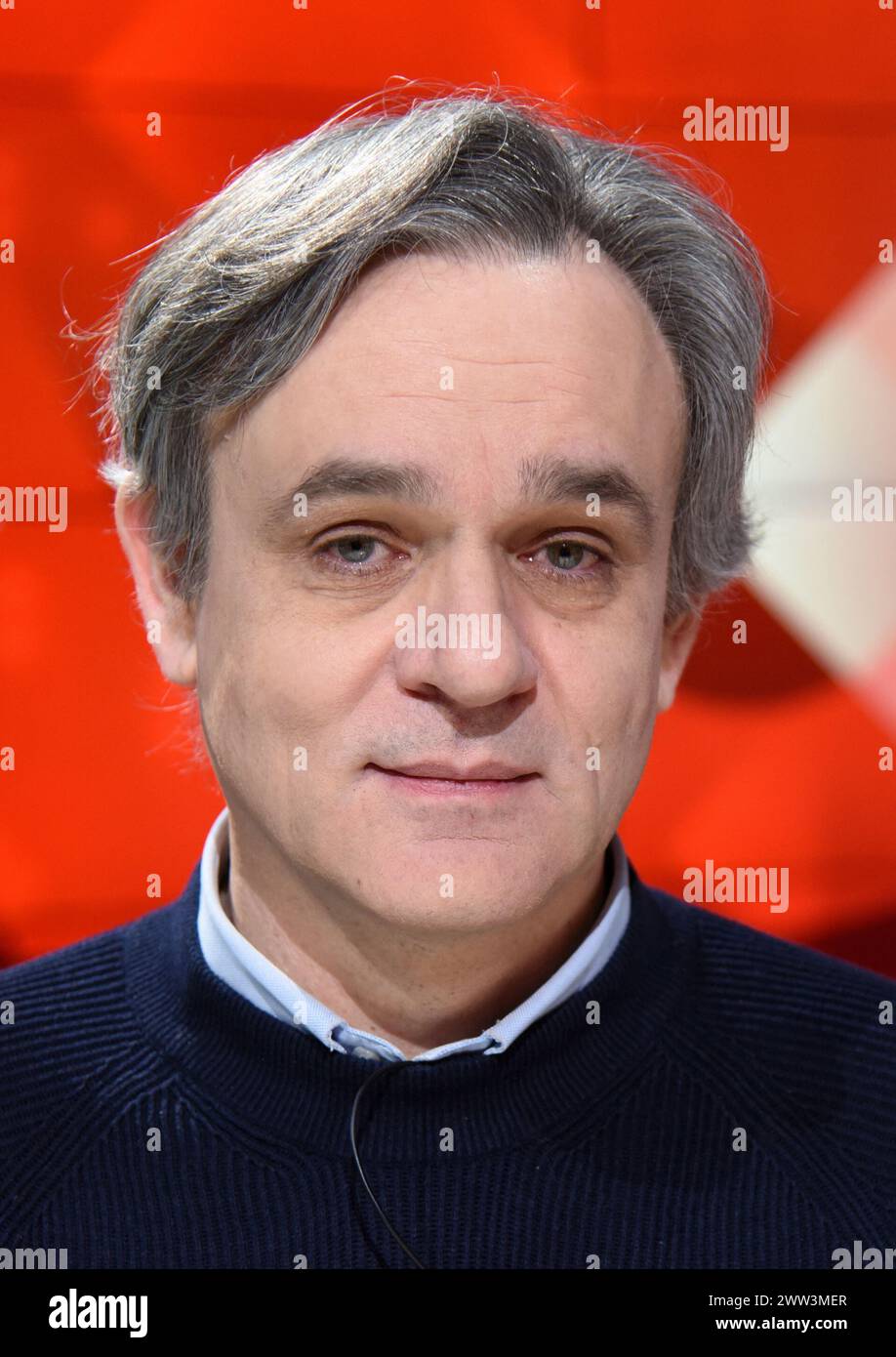 Paris, France. 21st Mar, 2024. Charlie Hebdo director Laurent ...