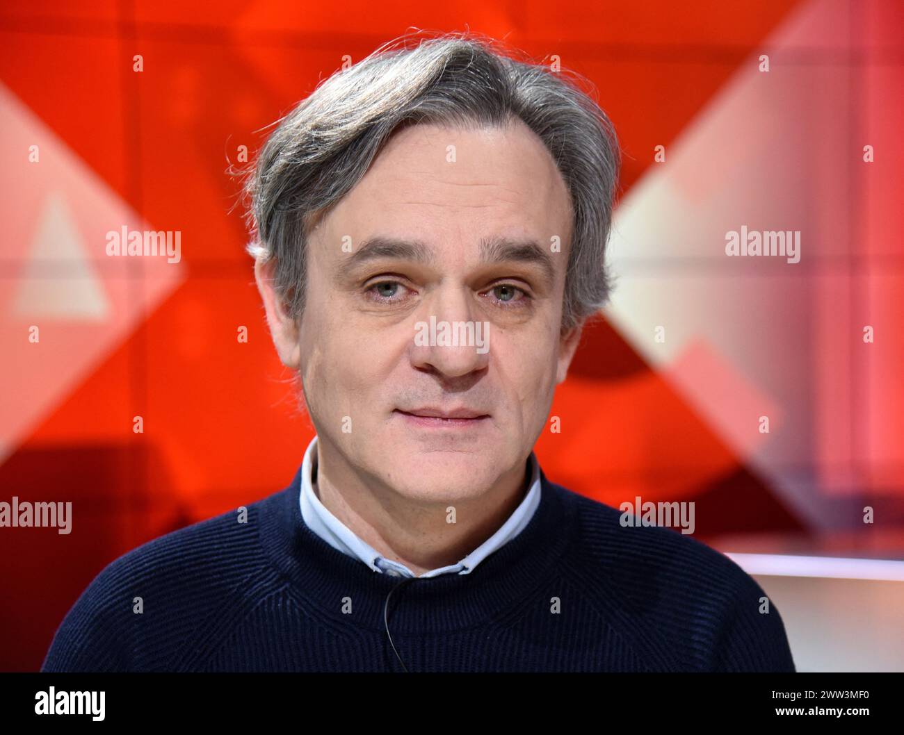 Paris, France. 21st Mar, 2024. Charlie Hebdo director Laurent ...