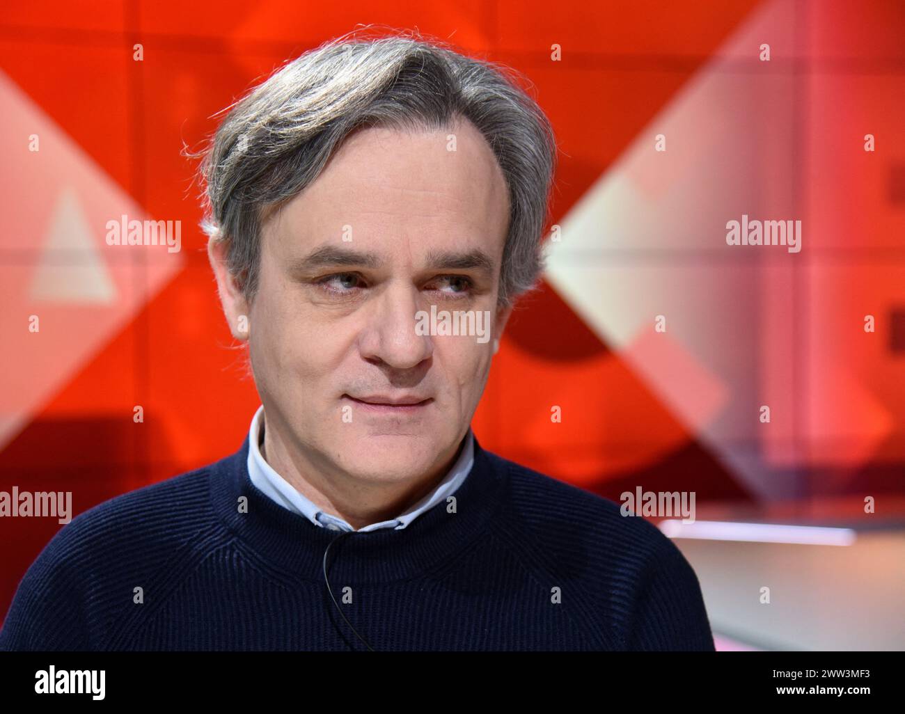 Paris, France. 21st Mar, 2024. Charlie Hebdo director Laurent ...