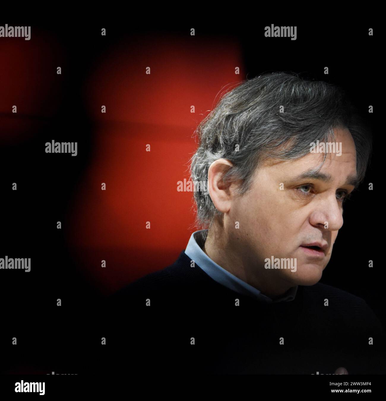 Paris, France. 21st Mar, 2024. Charlie Hebdo director Laurent ...