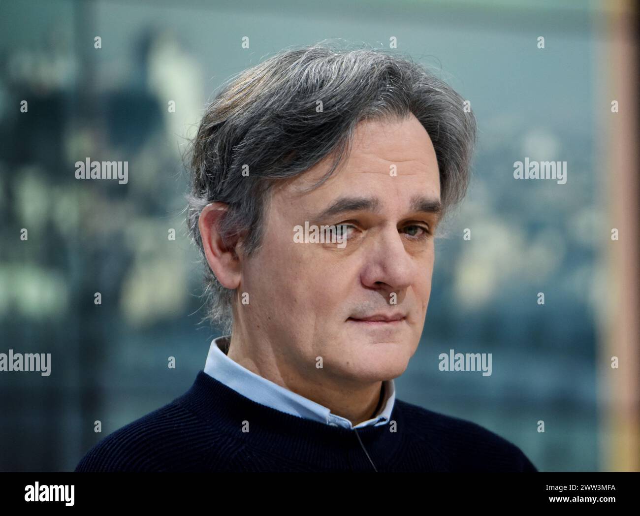 Paris, France. 21st Mar, 2024. Charlie Hebdo director Laurent ...