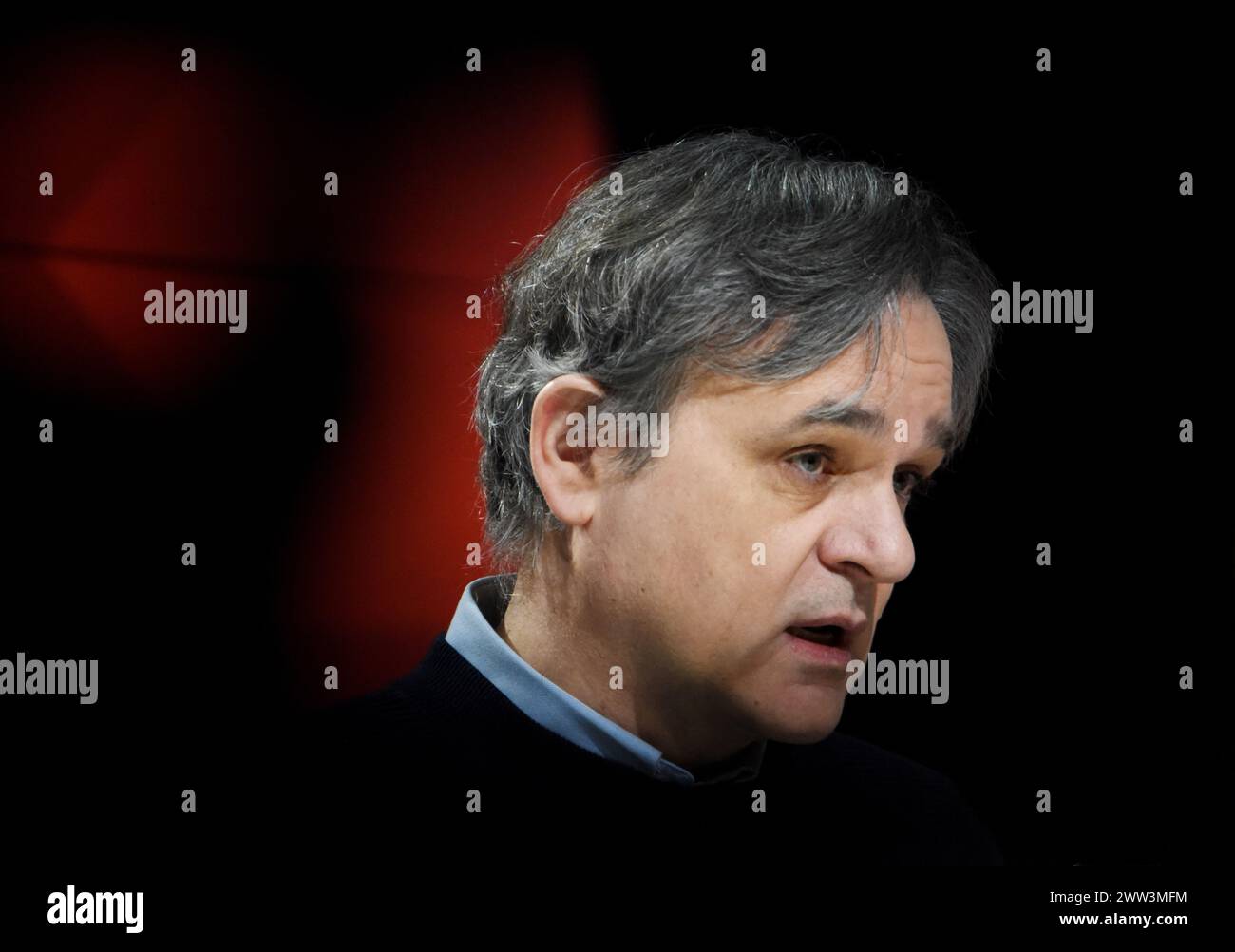 Paris, France. 21st Mar, 2024. Charlie Hebdo director Laurent ...