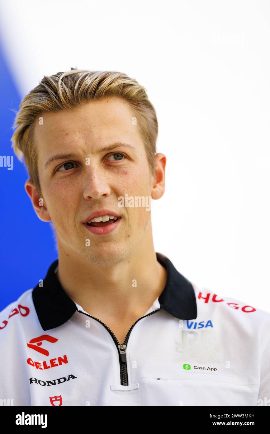 Albert Park Grand Prix Circuit, 21 March 2024: Liam Lawson during the ...