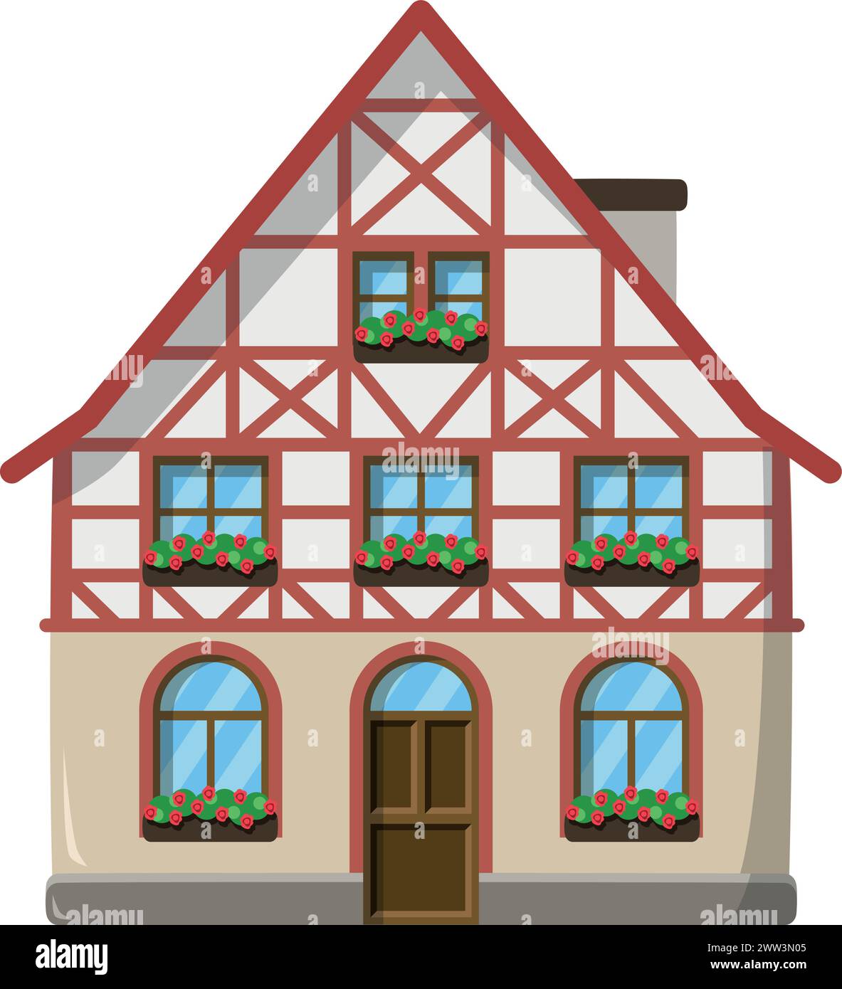 Isolated construction in the countryside Cut Out Stock Images ...