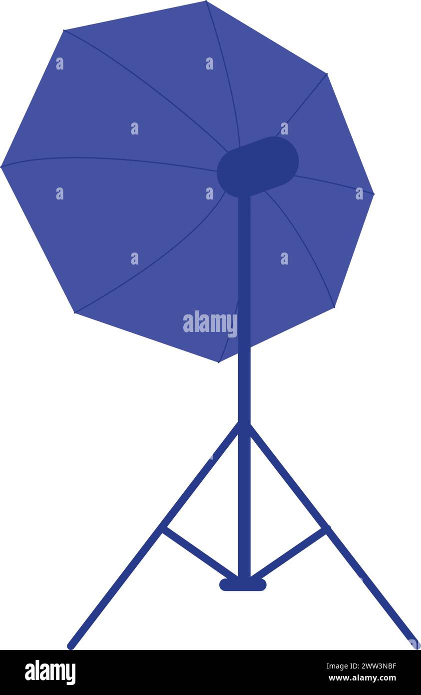 Light reflector icon. Professional photo studio equipment isolated on ...