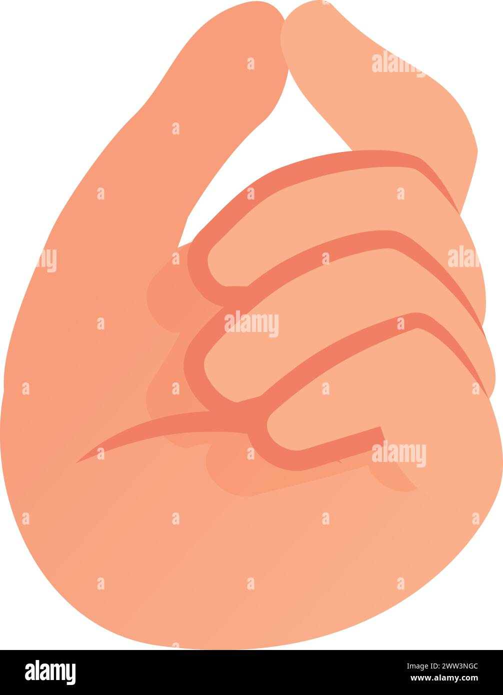 Finger snap gesture. Cartoon hand. Attention symbol isolated on white ...