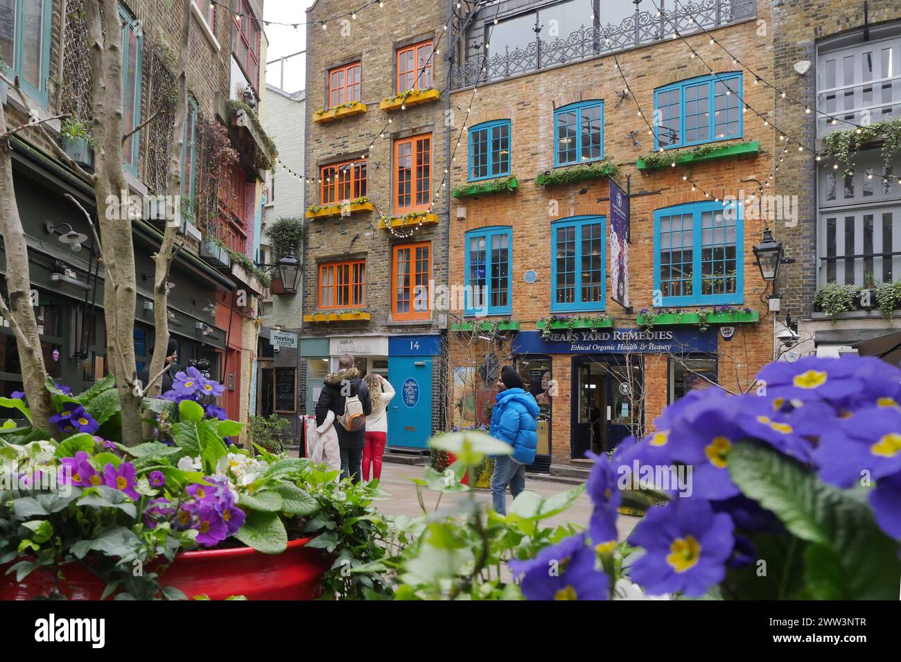 Großbritannien, London. Blick in NealÂ s Yard. *** Great Britain ...