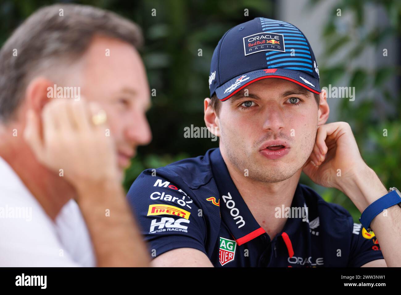 Albert Park Grand Prix Circuit, 21 March 2024: Max Verstappen (NED) and ...