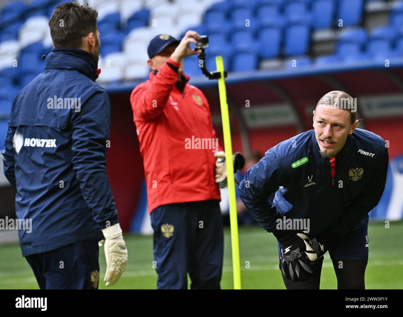 Moscow, Russia. 20th Mar, 2024. Training of the Russian national ...