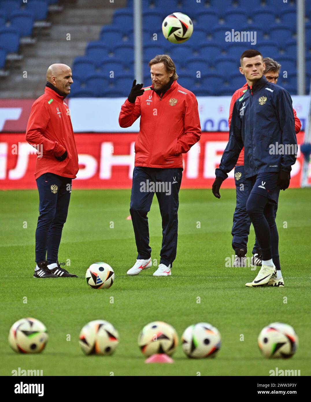 Moscow, Russia. 20th Mar, 2024. Training of the Russian national ...