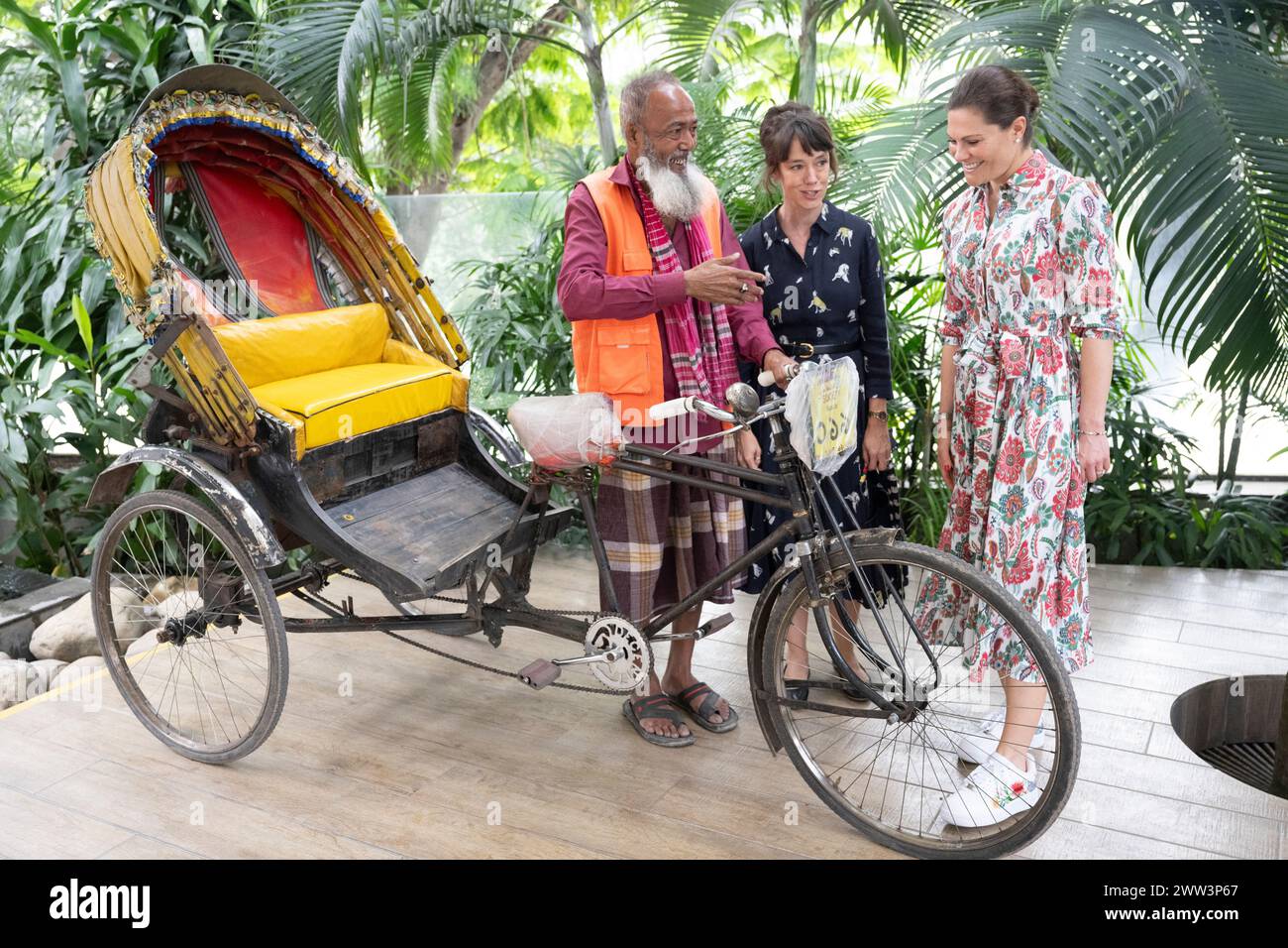 Dhaka, Bangladesh. 21st Mar, 2024. Crown Princess Victoria in a cycle ...