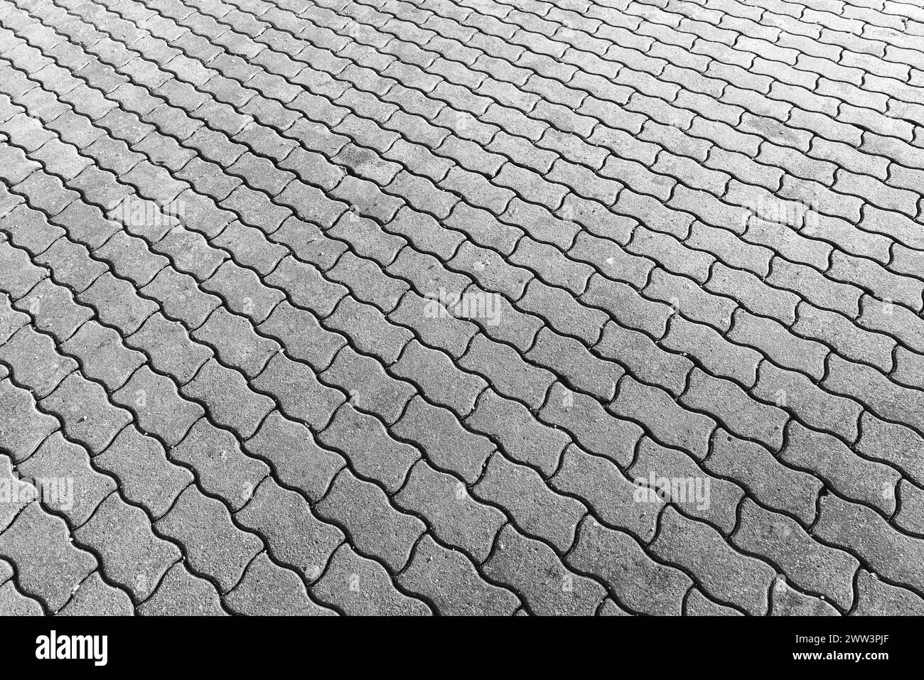 Gray concrete road tiling background, paving slabs pattern Stock Photo ...