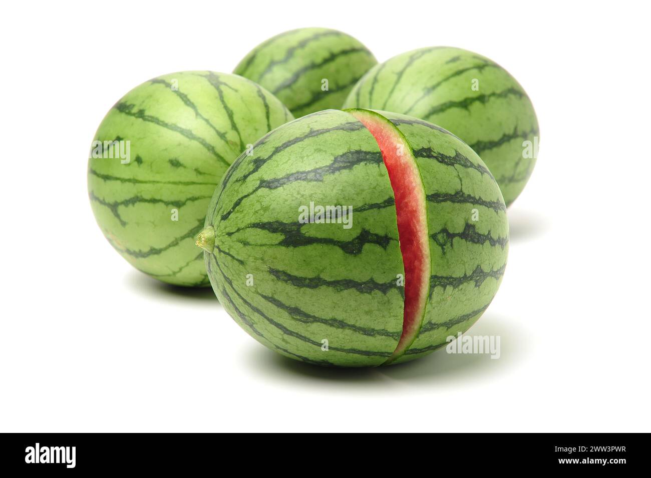 watermelon on a white background Stock Photo - Alamy