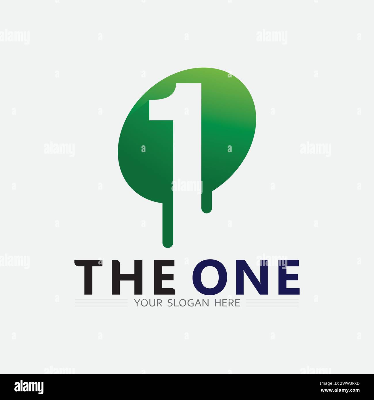 Number one logo and Vector Number design Stock Images Illustration ...