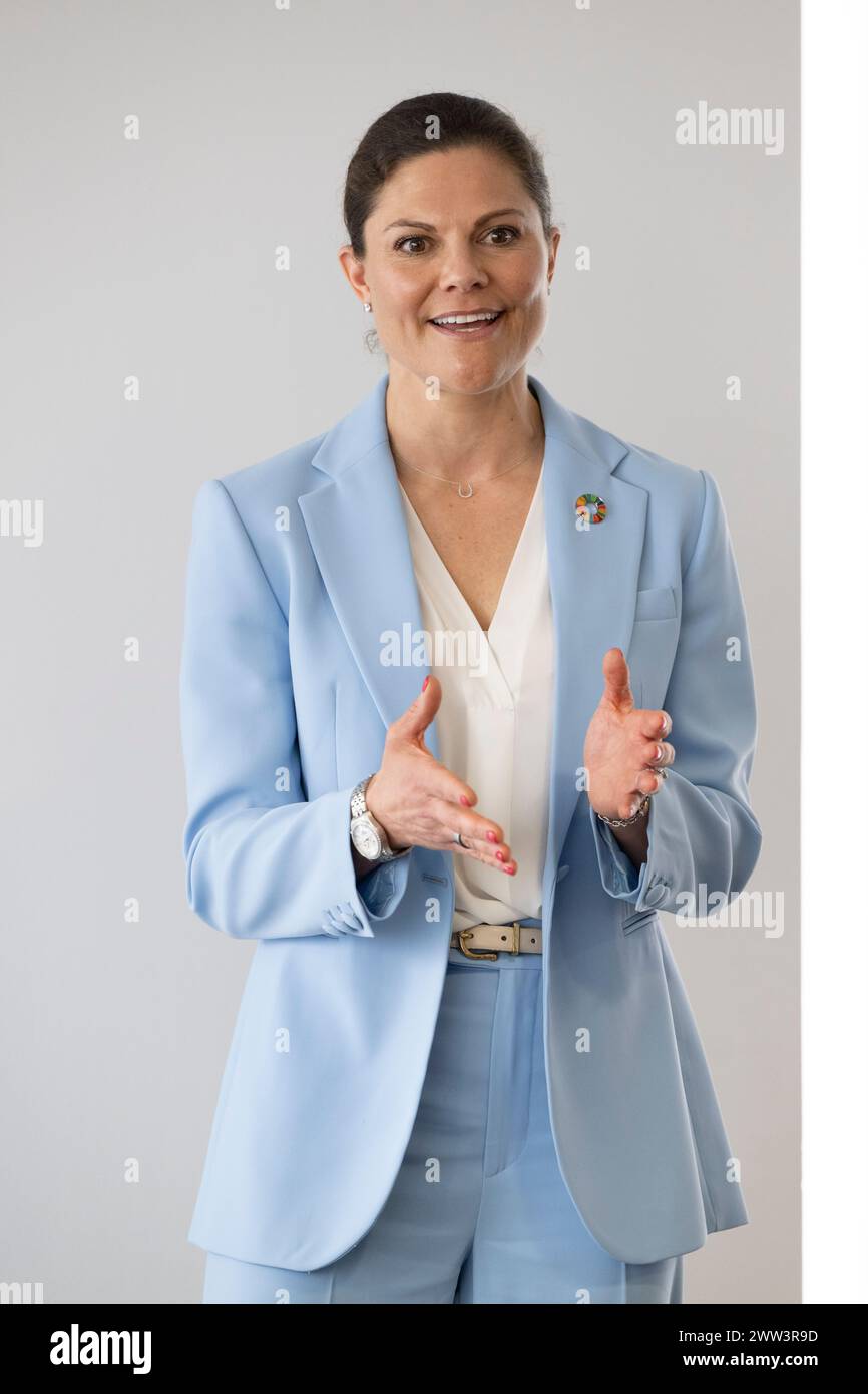 Dhaka, Bangladesh. 21st Mar, 2024. Sweden's Crown Princess Victoria ...