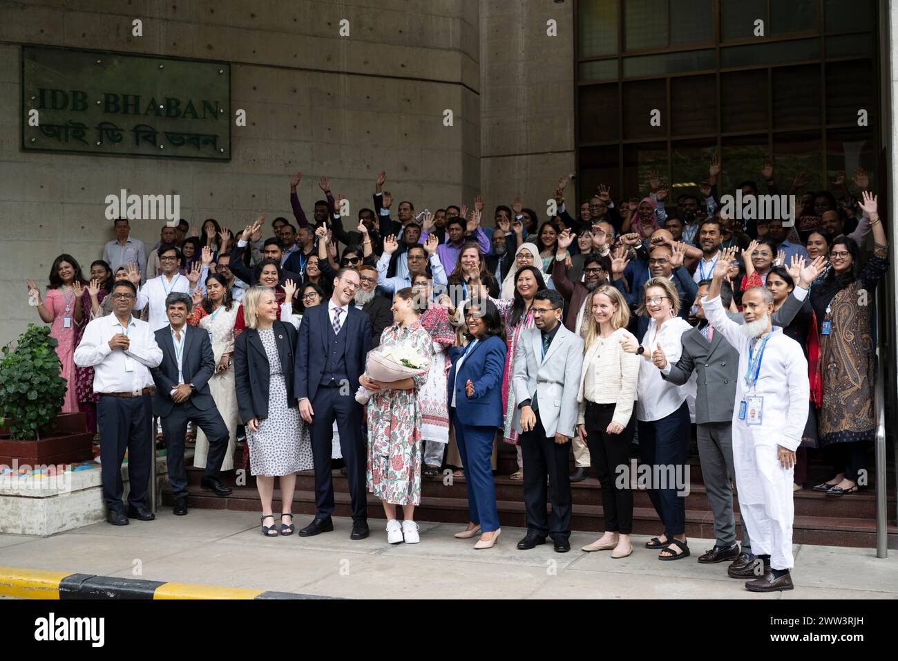 Dhaka, Bangladesh. 21st Mar, 2024. Crown Princess Victoria visits the UNDP Office in Dhaka ...