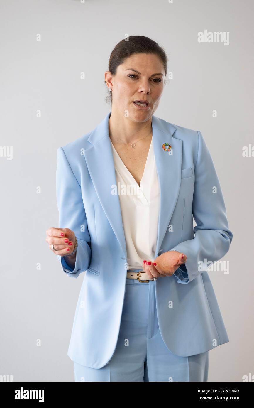 Dhaka, Bangladesh. 21st Mar, 2024. Sweden's Crown Princess Victoria ...