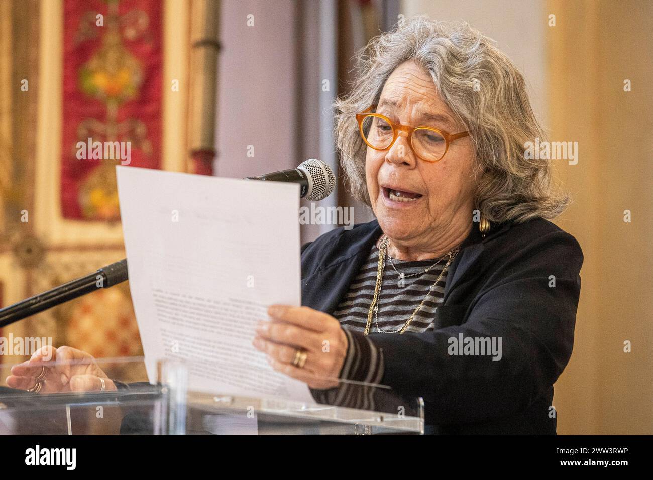 Nella foto Andrée Ruth ShammahMilano , Italia - Cronaca Giovedì, Marzo ...