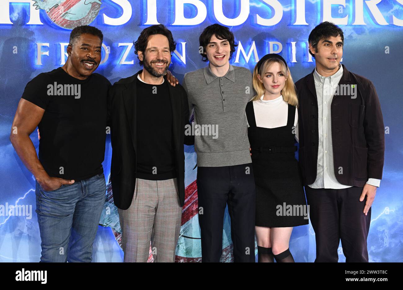 London, UK. March 21st, 2024. Ernie Hudson, Paul Rudd, Finn Wolfhard ...