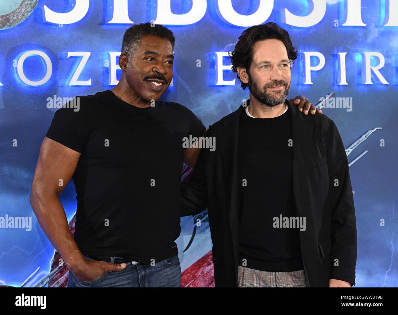 London, UK. March 21st, 2024. Ernie Hudson and Paul Rudd attending the ...