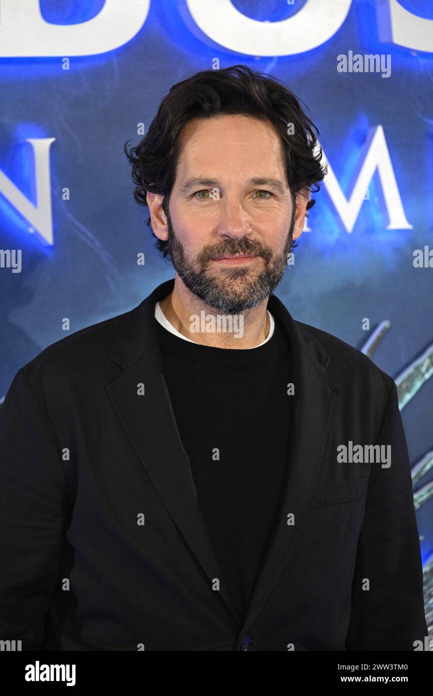 London, UK. March 21st, 2024. Paul Rudd attending the Ghostbusters ...