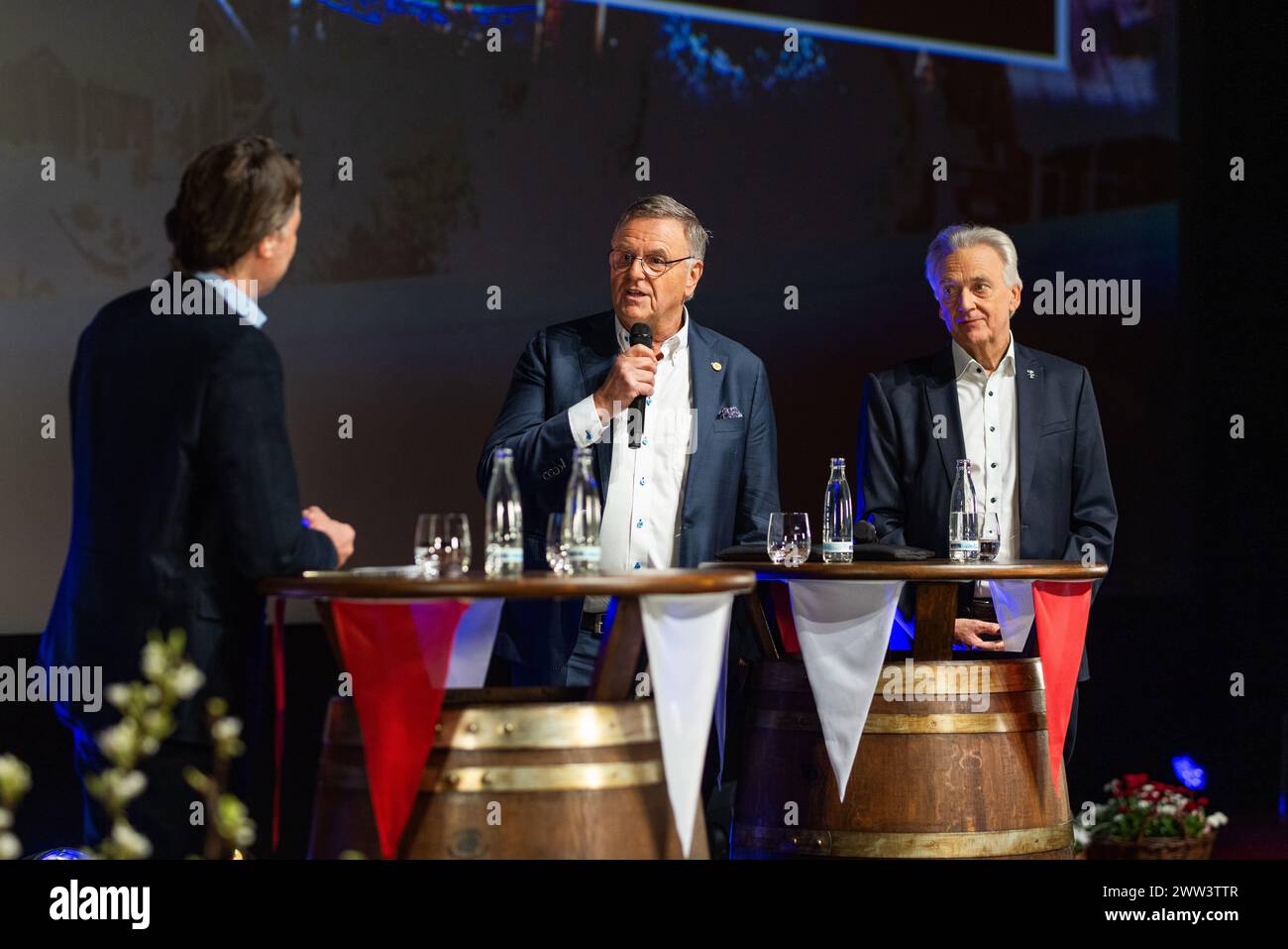 Rust, Germany. 21st Mar, 2024. Roland Mack (M), Managing Partner of ...