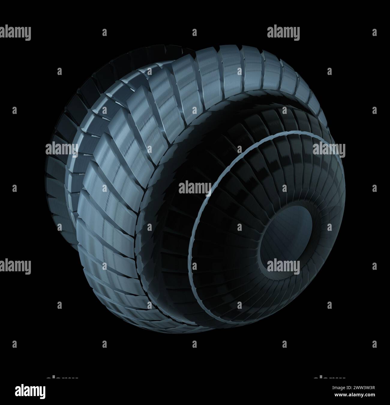 urbine blade assembly for enhanced energy production Stock Photo - Alamy