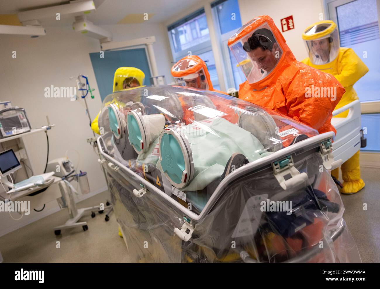 Duesseldorf, Germany. 21st Mar, 2024. During an international emergency ...