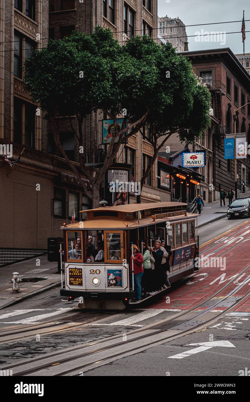 San Francisco Tram Stock Photo - Alamy