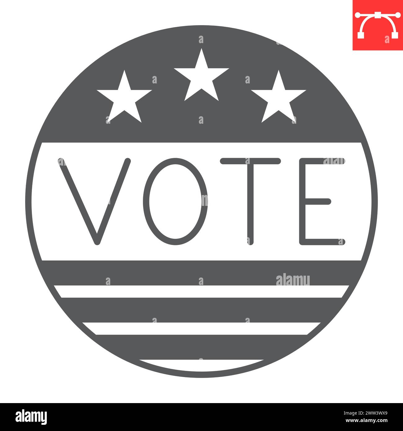 Election 2024 vector vectors hi-res stock photography and images - Alamy