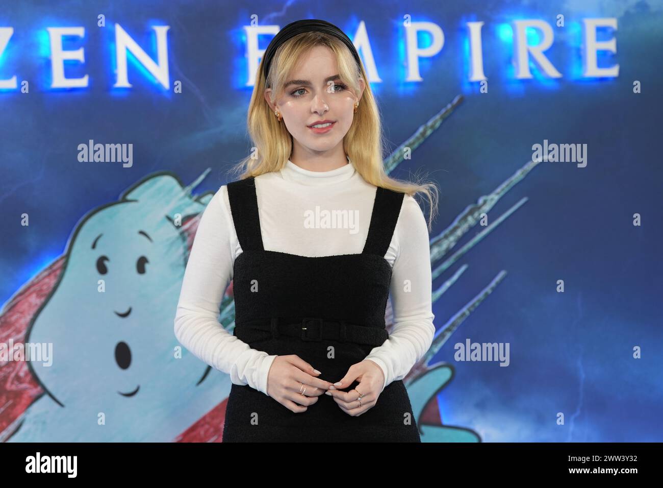 Mckenna Grace during a photo call for the cast of Ghostbusters: Frozen Empire, at Claridges ...