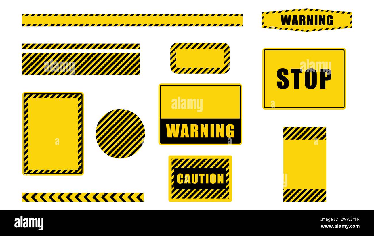 Caution tape vector design Stock Vector Images - Alamy