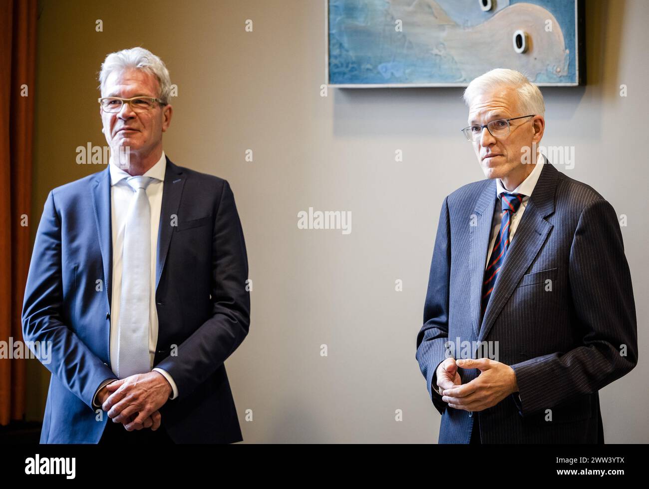 THE HAGUE - The new informants Richard van Zwol and Elbert Dijkgraaf ...