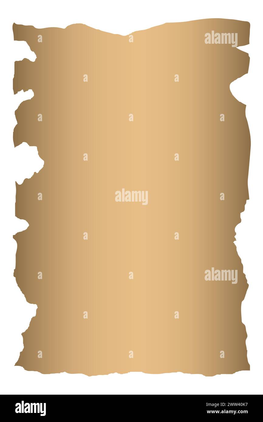 Ancient paper. A sheet of old paper. Papyrus from copy space. Vintage ...