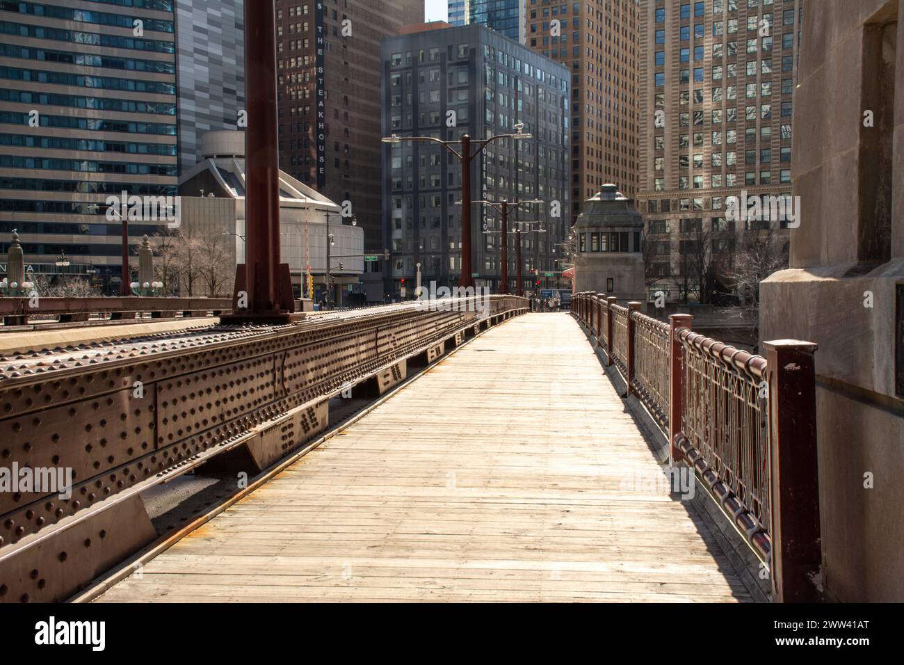 Architecture and details of the diverse buildings in downtown Chicago ...