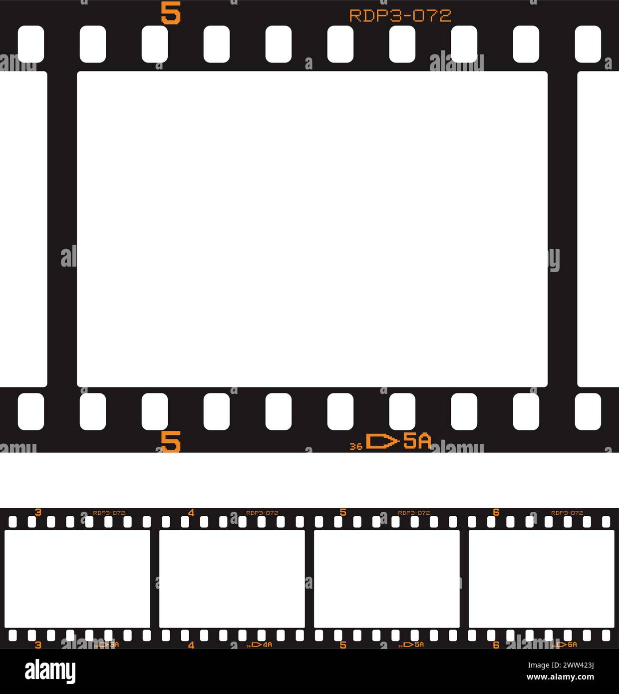 Film strip movie template photograph hi-res stock photography and ...