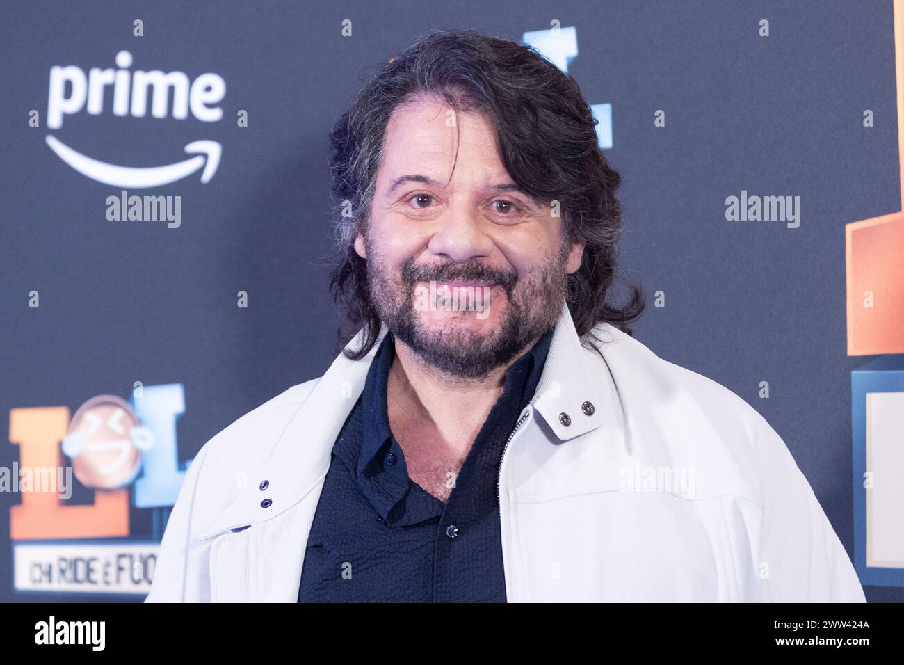 Lillo attends the premiere of the fourth season of "LOL - Chi ride è ...
