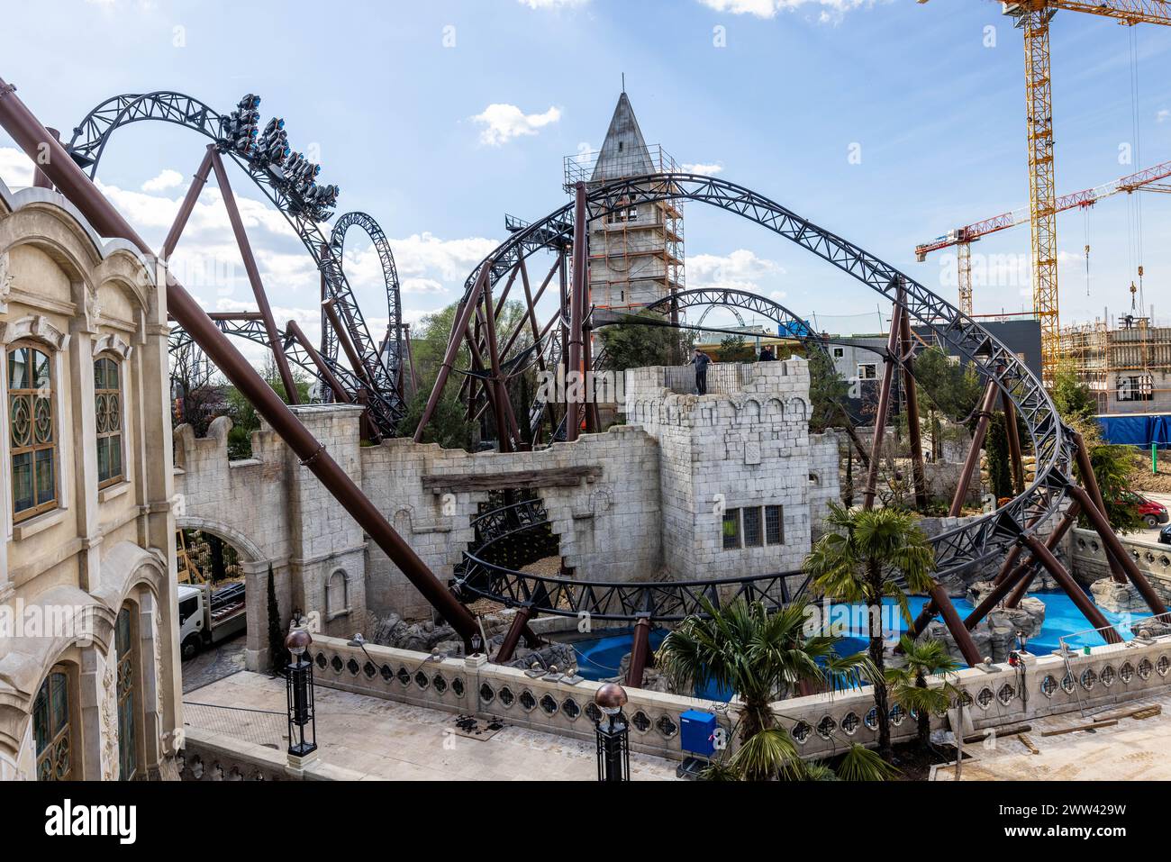 Rust, Germany. 21st Mar, 2024. A carriage of the new "Voltron Nevera ...