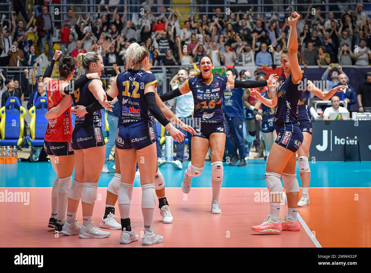Turin, Italy. 10th Jan, 2024. Final CEV Volleyball Cup 2024 Women Reale ...