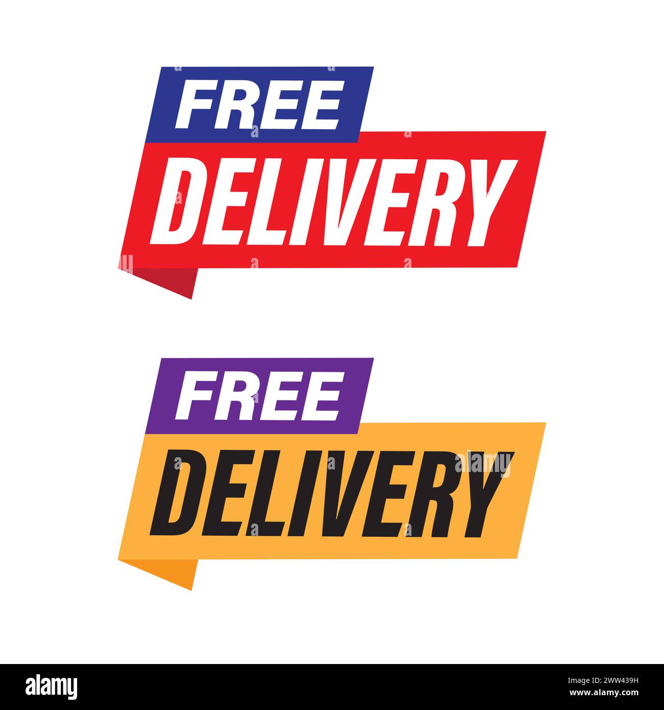 Delivery service label Cut Out Stock Images & Pictures - Alamy