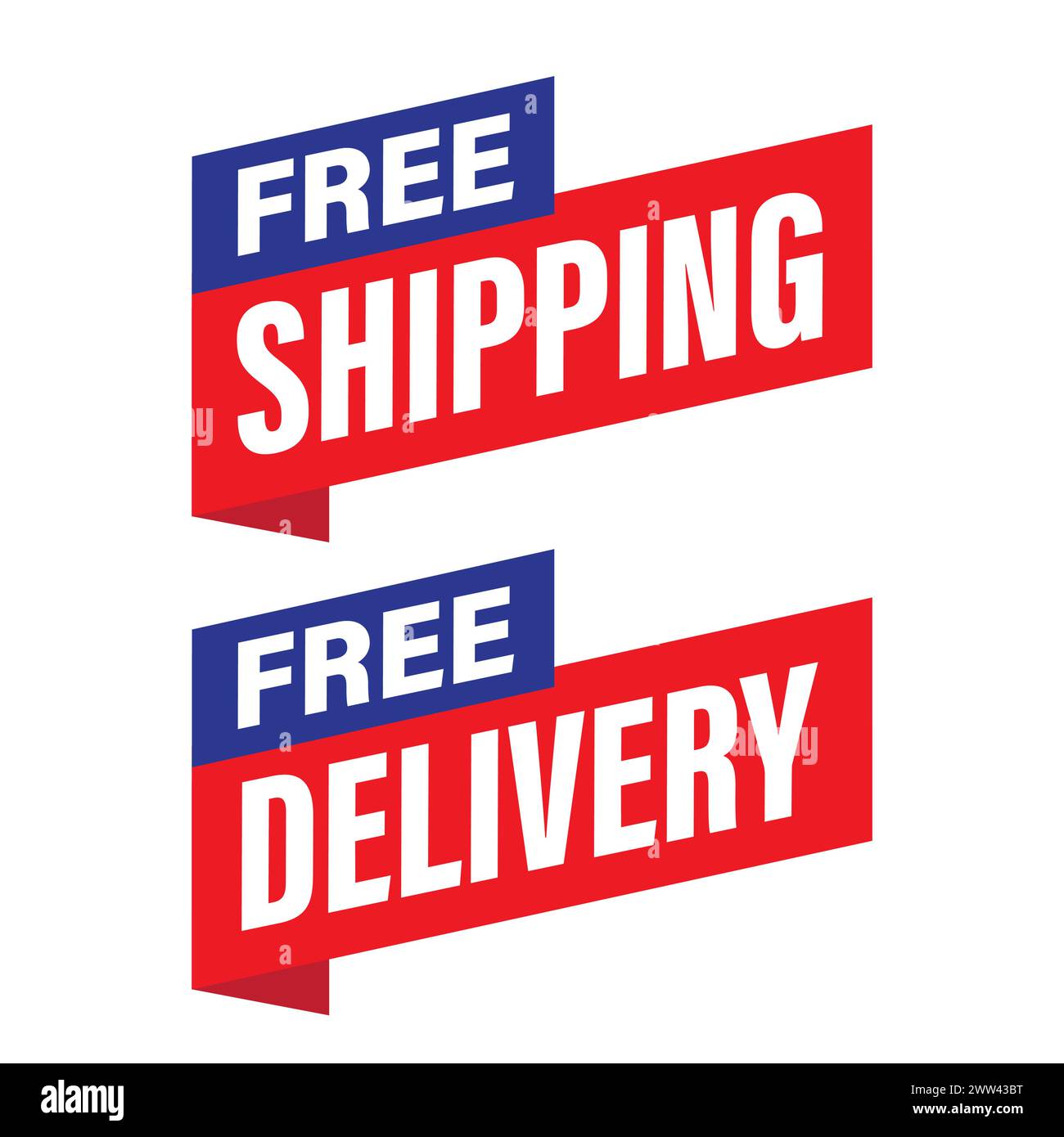 Free Shipping delivery button label tag Stock Vector Image & Art - Alamy