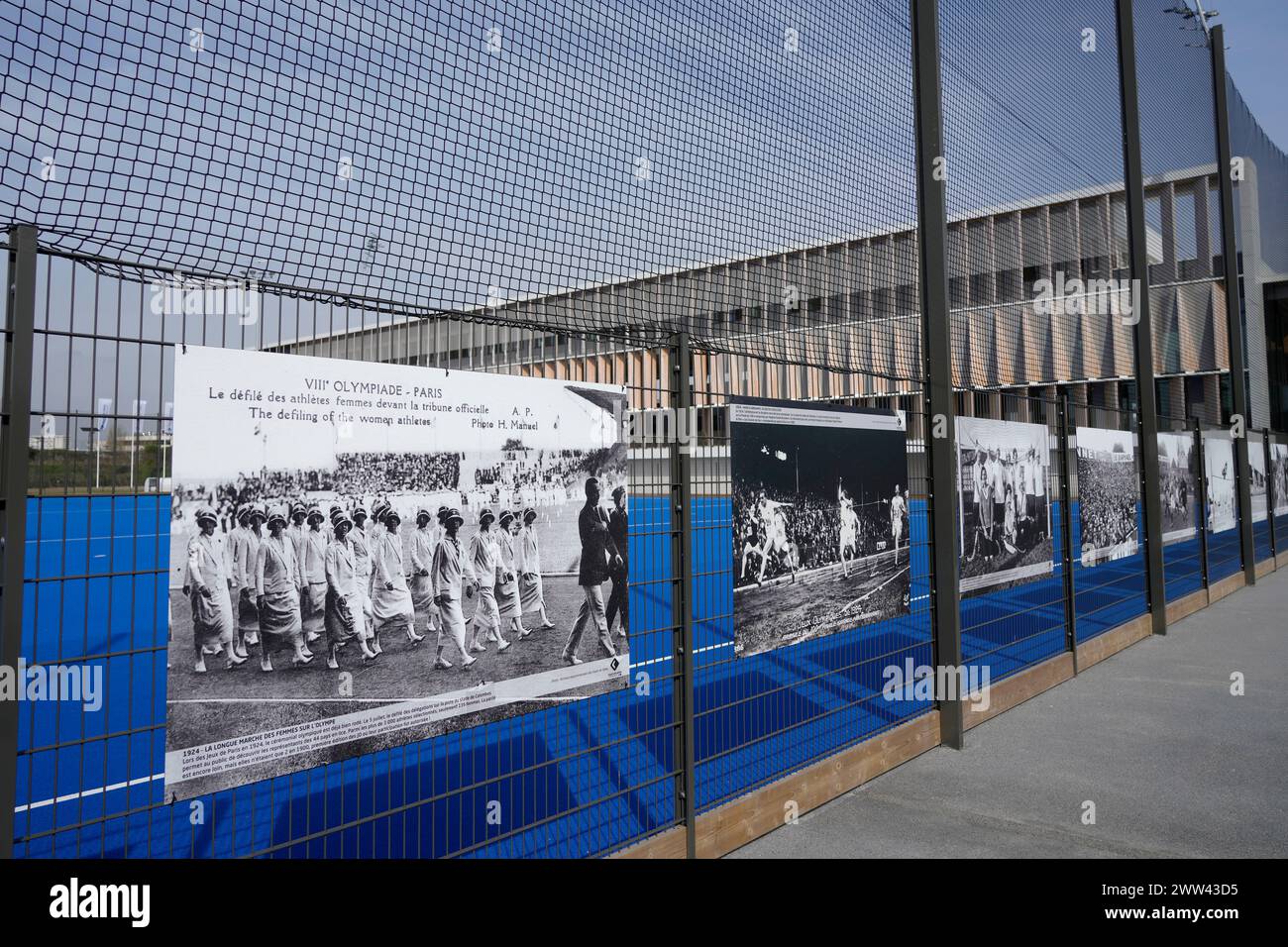 1924 photographs are exhibited at the Yves-du-Manoir stadium, in ...