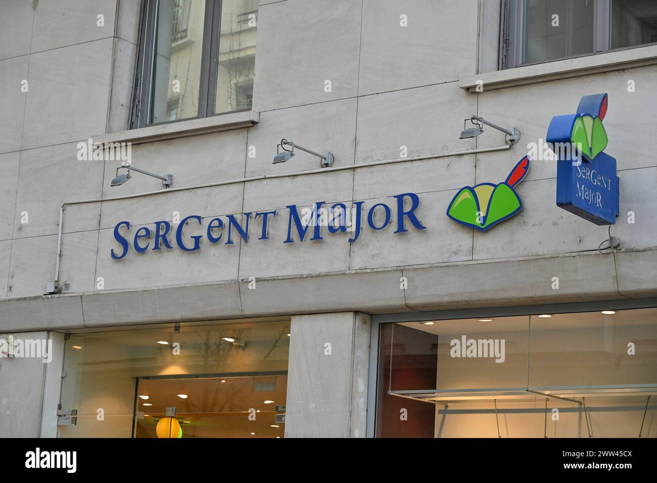 Lyon, France. 16th Feb, 2024. Sergent Major Illustration of commercial ...