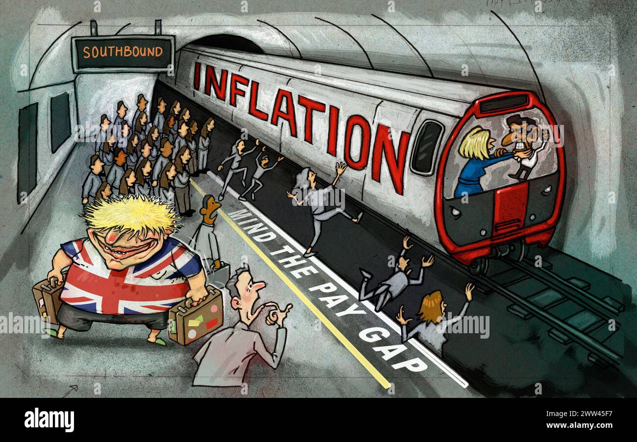 Satire syle cartoon hi-res stock photography and images - Alamy