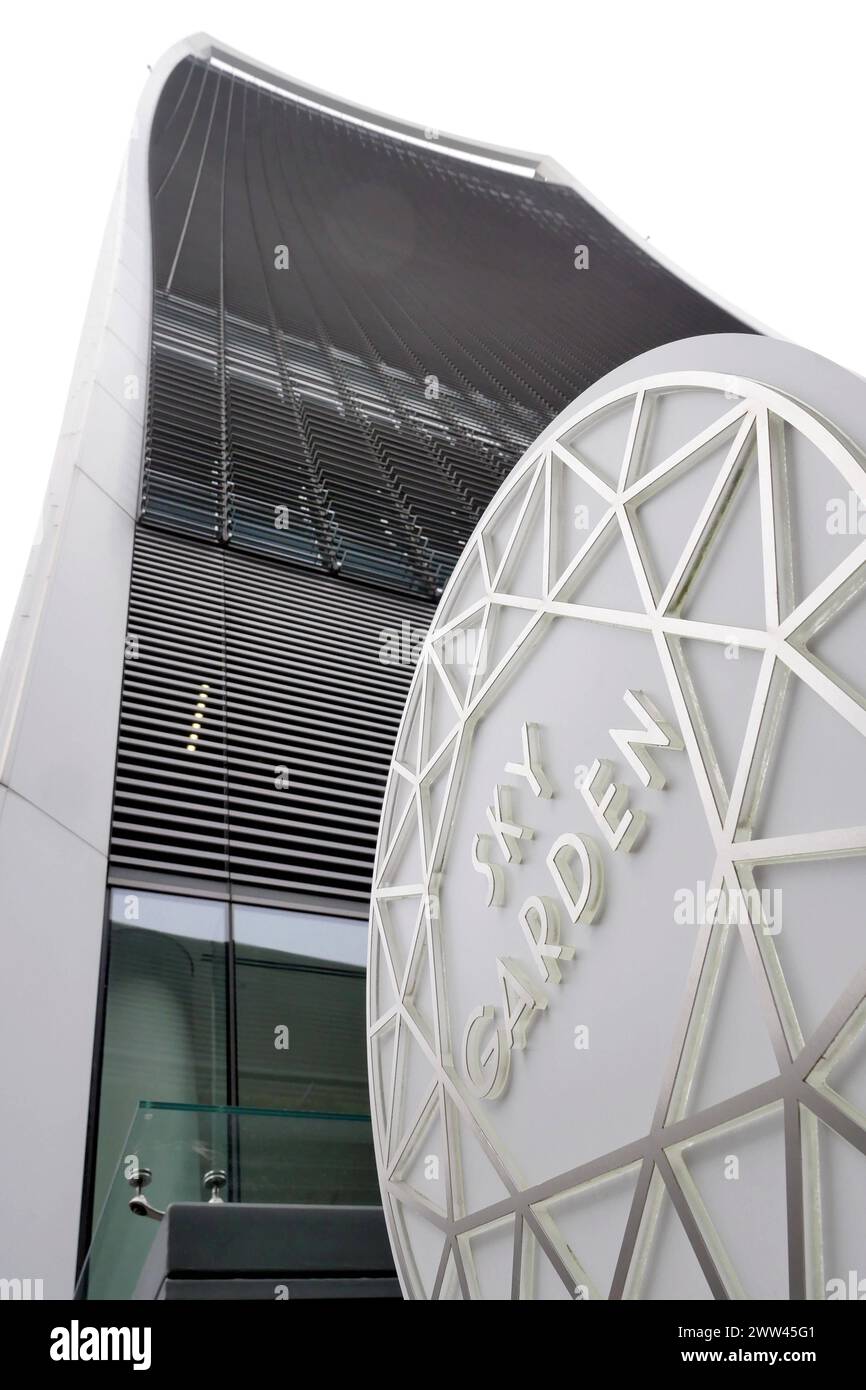 Großbritannien, London. Besuchermagnet Sky Garden in der City of London ...