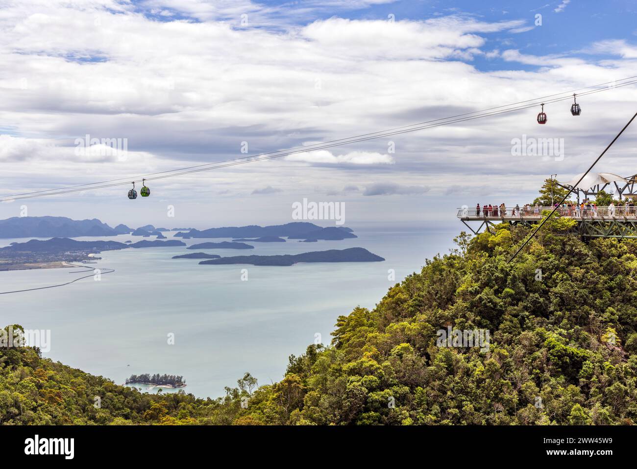 Langkawi Cable Car on Langkawi island, Malaysia Stock Photo - Alamy